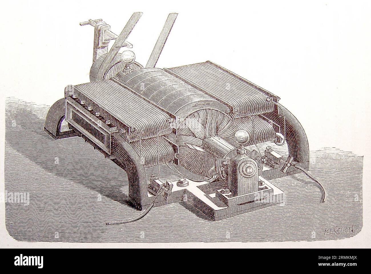History...of lighting in the mines, 1880 Stock Photo - Alamy