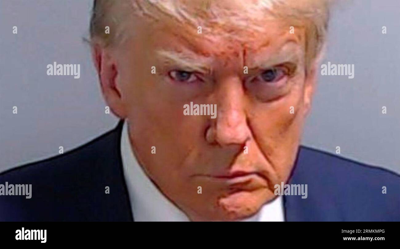 Trump mugshot august 2023 hi-res stock photography and images - Alamy