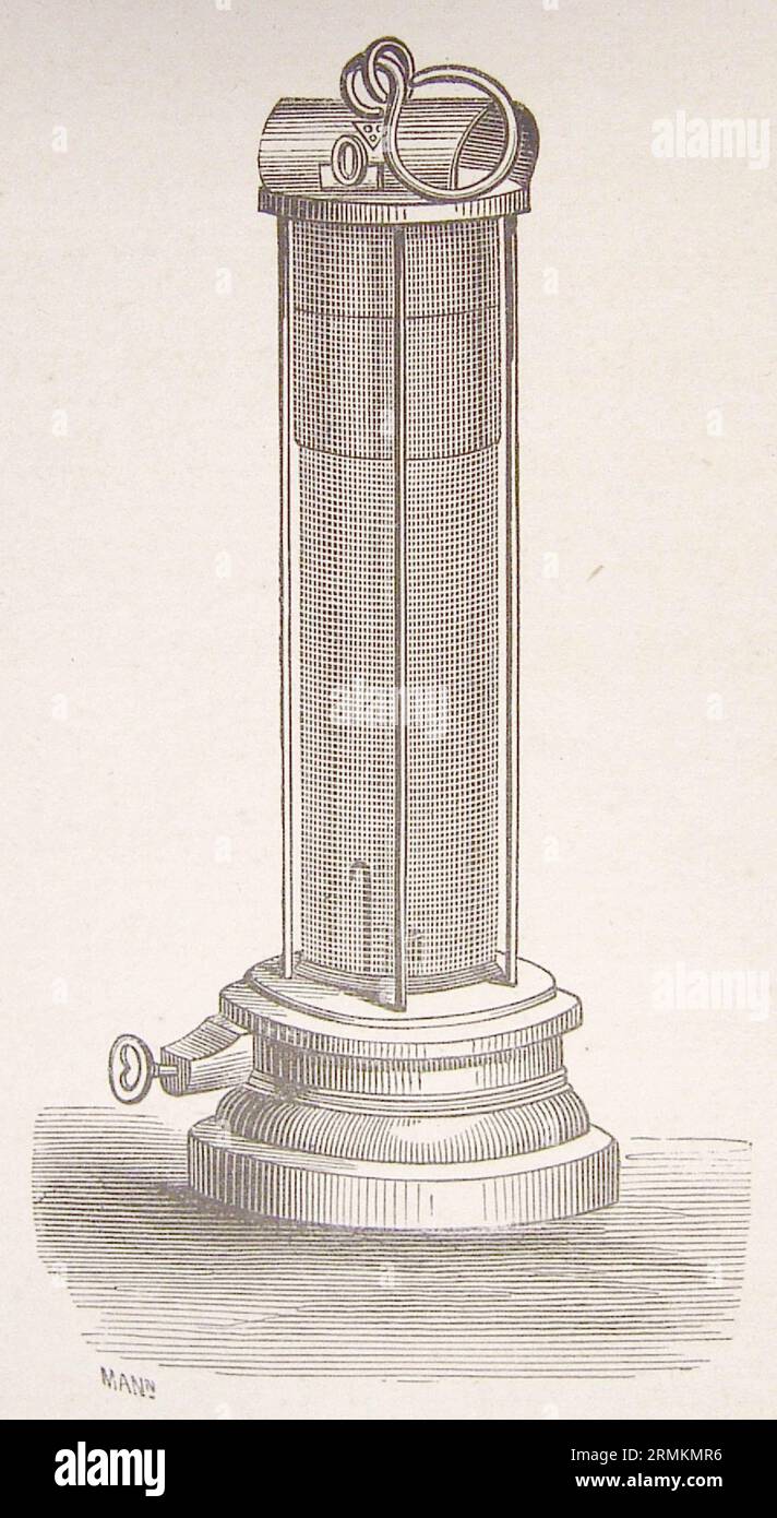 History...of lighting in the mines, 1880 Stock Photo - Alamy