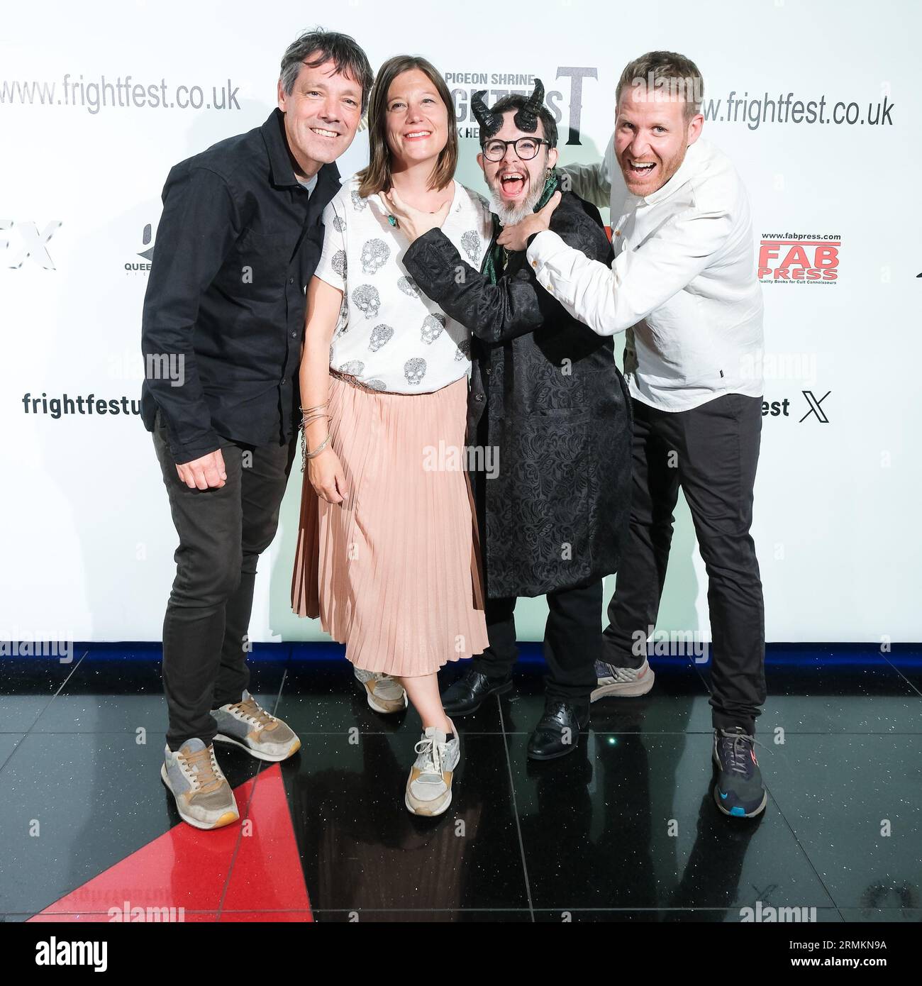 London, UK. 28th Aug, 2023. Bruce Fletcher, Daisy Allsop, Otto Baxter ...