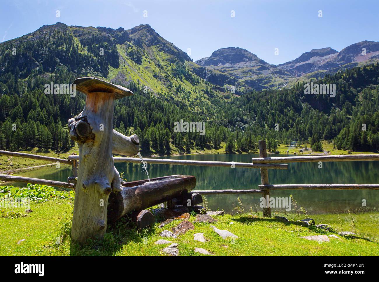 Well on an alpine pasture hi-res stock photography and images - Alamy
