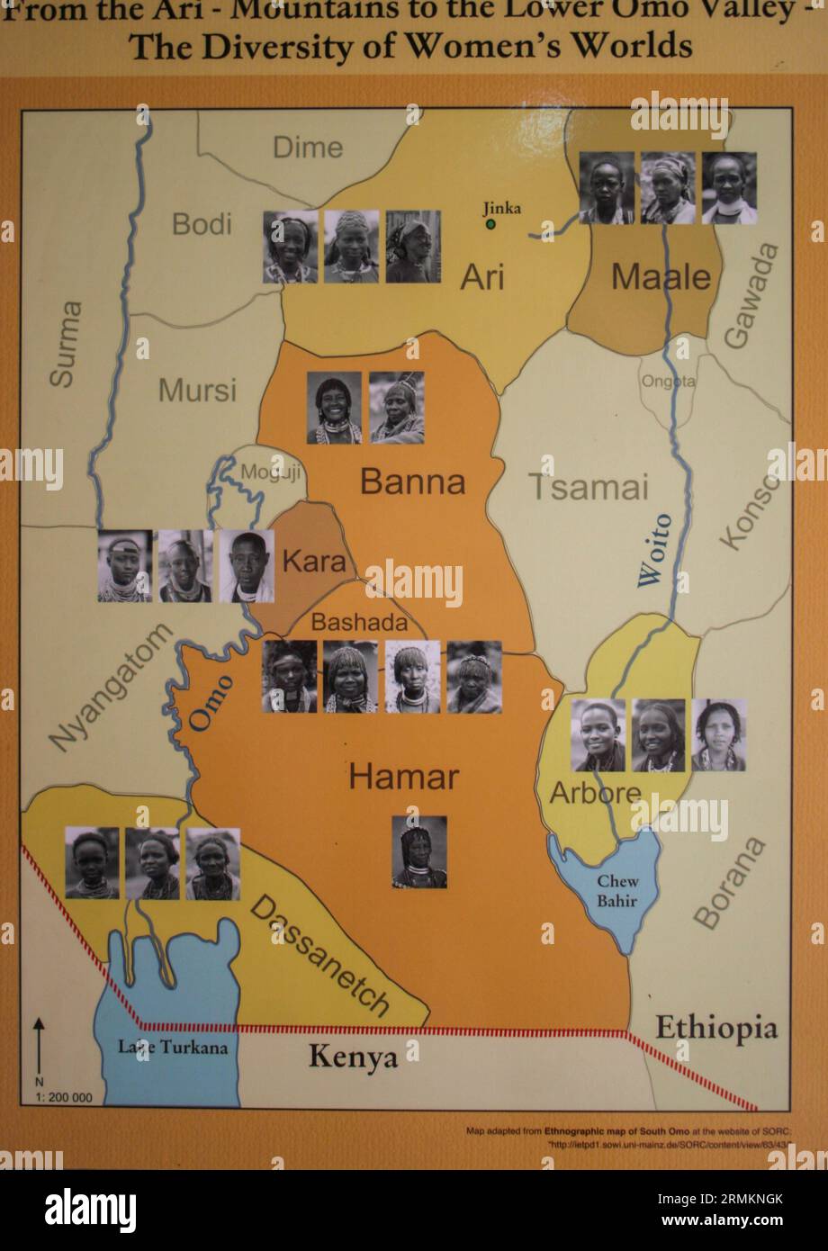 Anthropological map of the Geographical distribution of the various ...