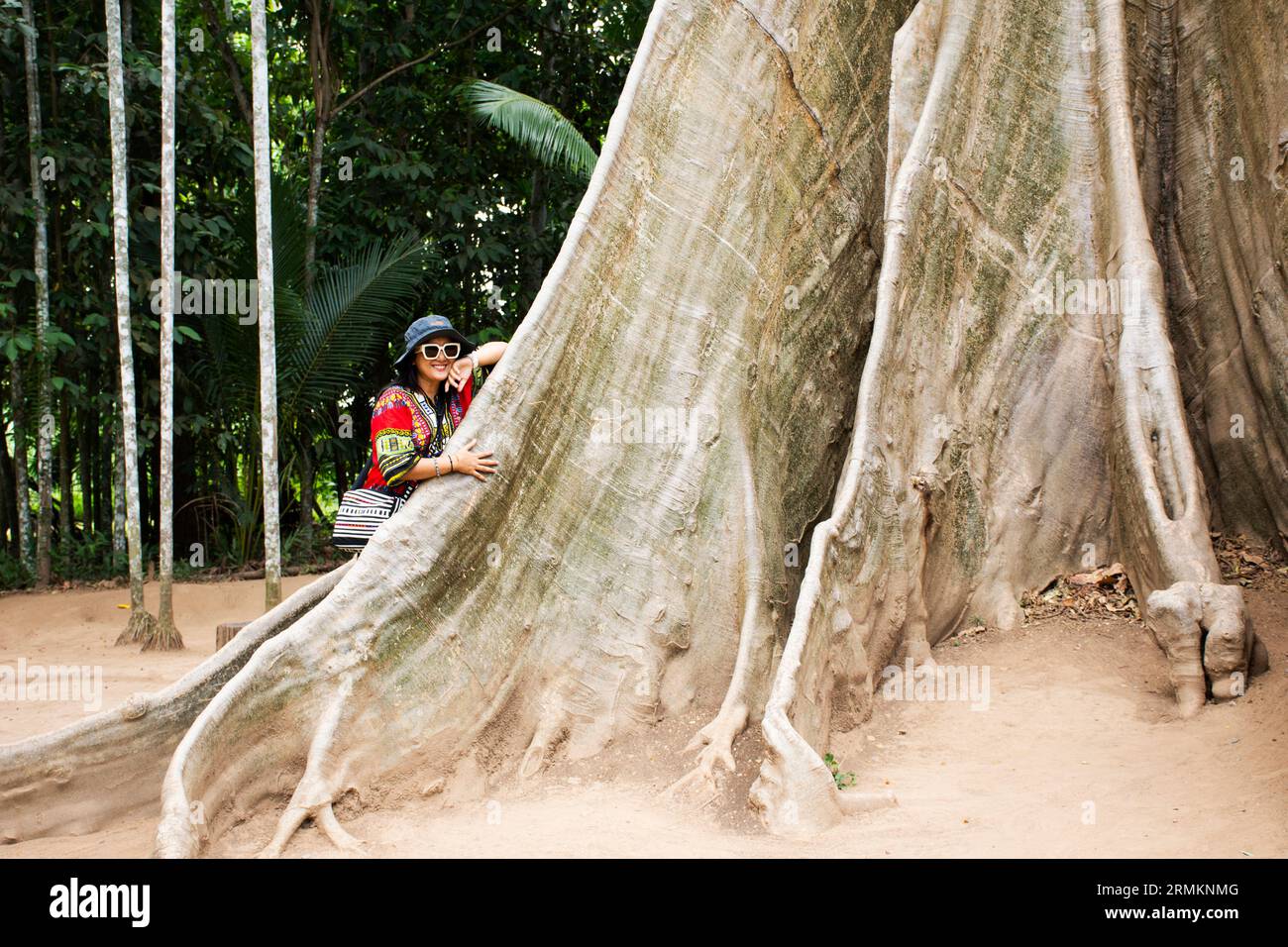 Thai women travelers people travel visit and posing portrait take photo ...