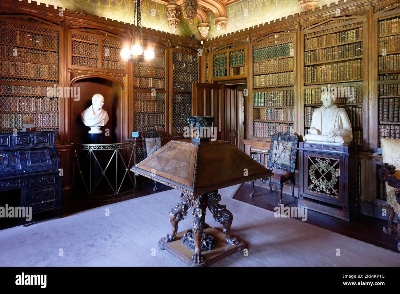 Interior bust book library hi-res stock photography and images - Alamy