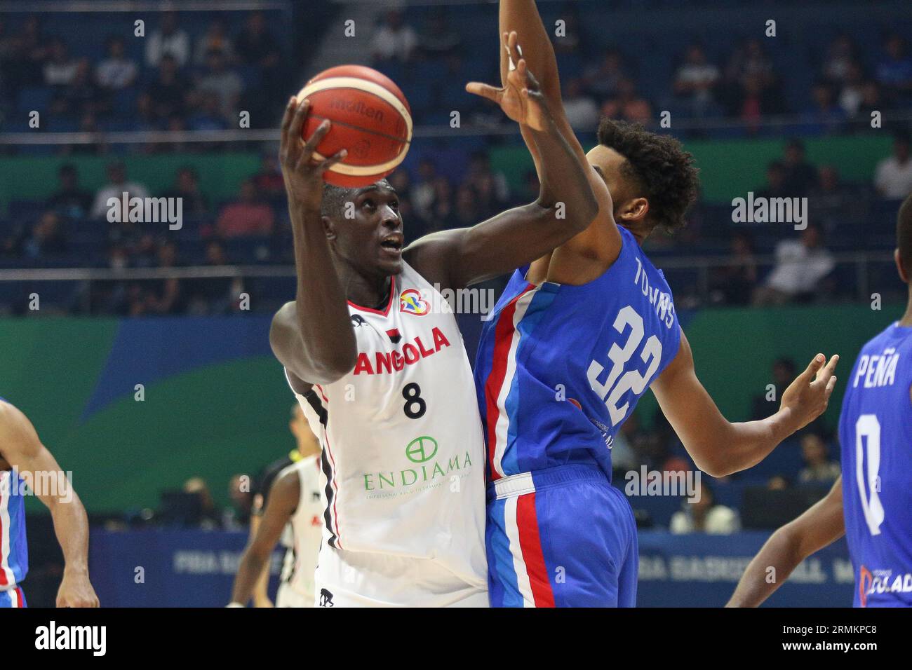Quezon City, Philippines. 29th Aug, 2023. Jilson Bango (8) of Angola ...