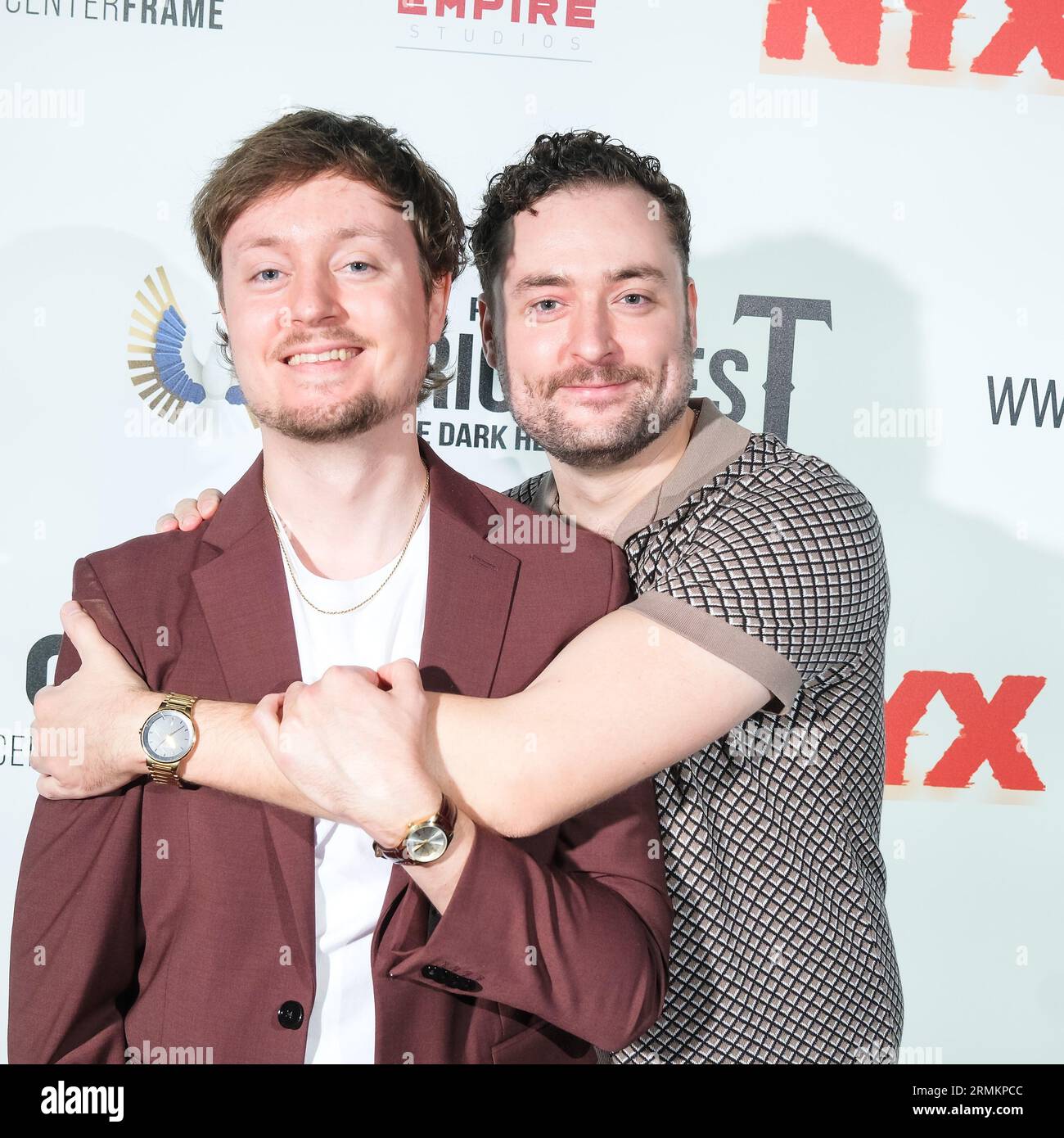 London, UK. 28th Aug, 2023. Erik and Carson Bloomquist photographed at ...