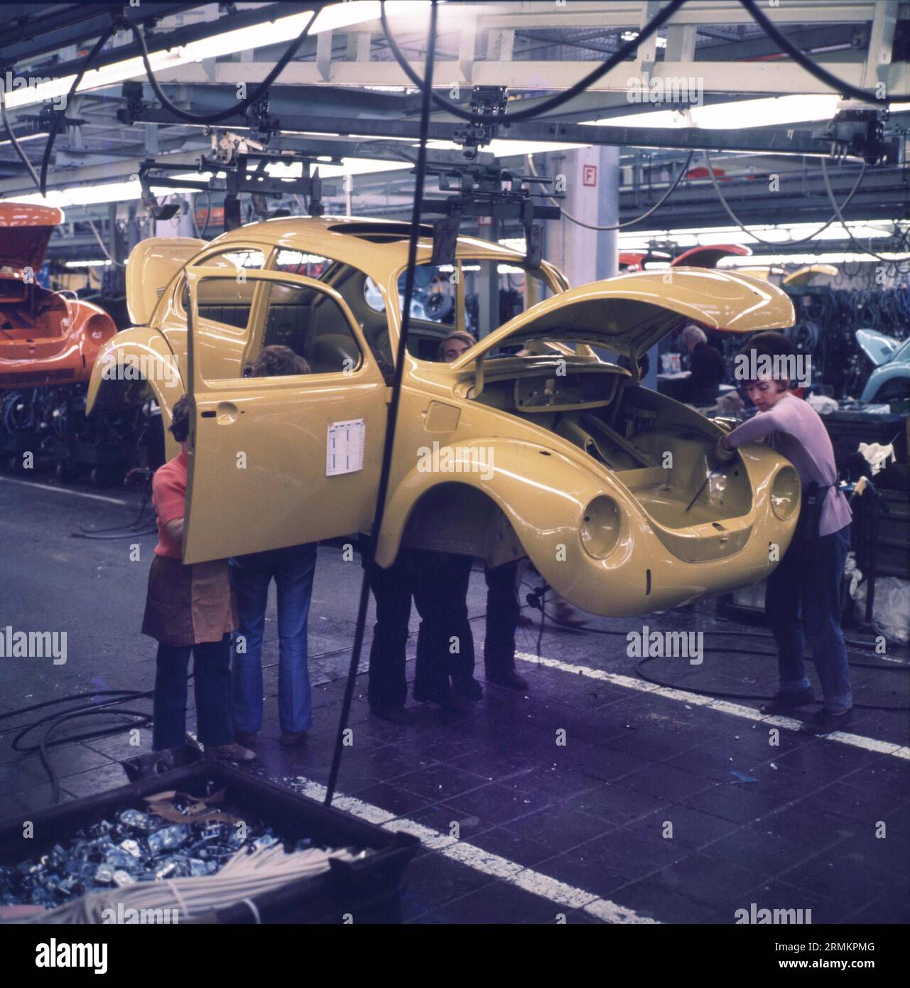 DEU, Germany: The historical slides from the times 80-90s, Wolfsburg ...