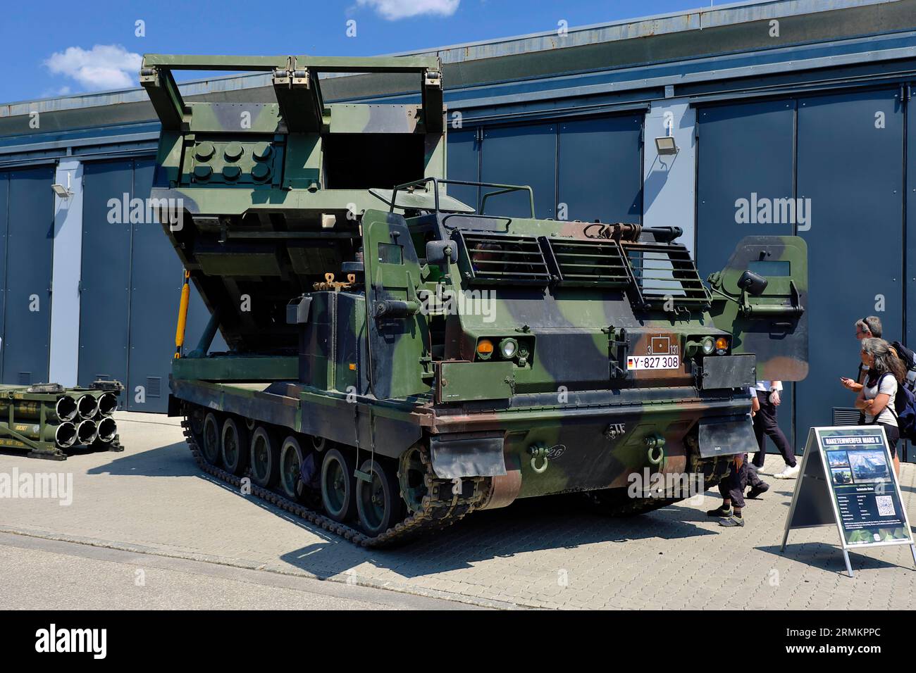 MARS II rocket launcher, Bundeswehr Day, Munich, Bavaria, Germany Stock ...
