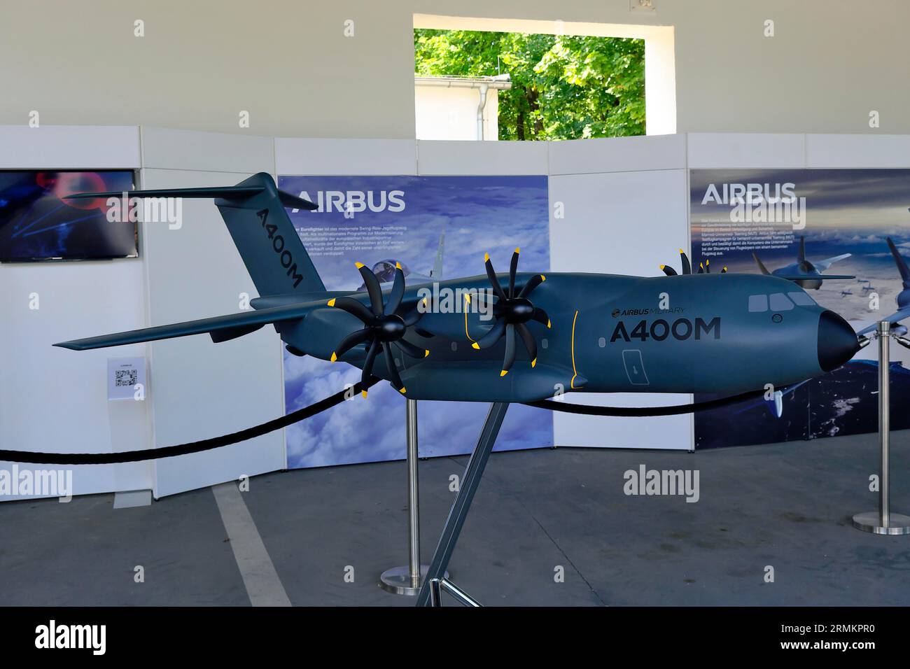 Model Airbus A400M transport aircraft, Bundeswehr Day, Munich, Bavaria ...
