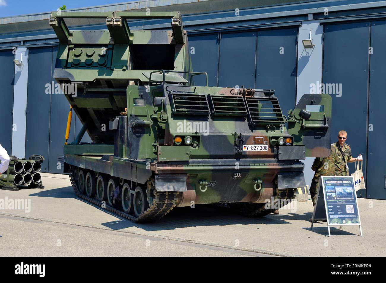 MARS II rocket launcher, Bundeswehr Day, Munich, Bavaria, Germany Stock Photo - Alamy