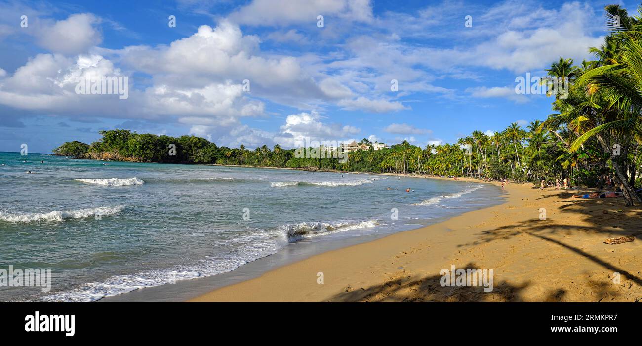 Panorama Playa Bonita, Las Terrenas, Dominican Republic, Caribbean ...