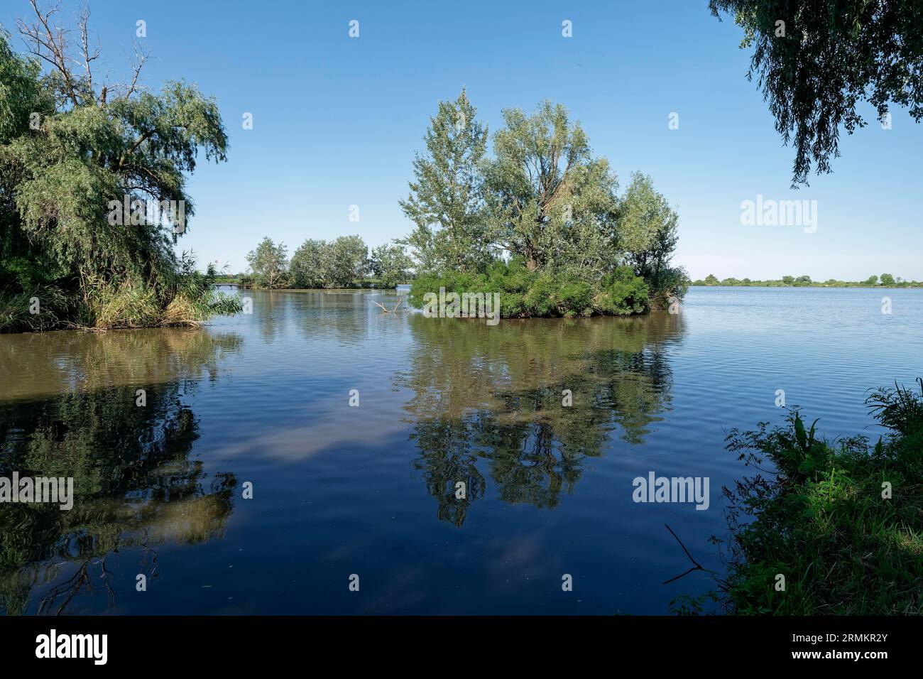 Puszta and steppe landscape in Hortobagy National Park, Hortobagy ...