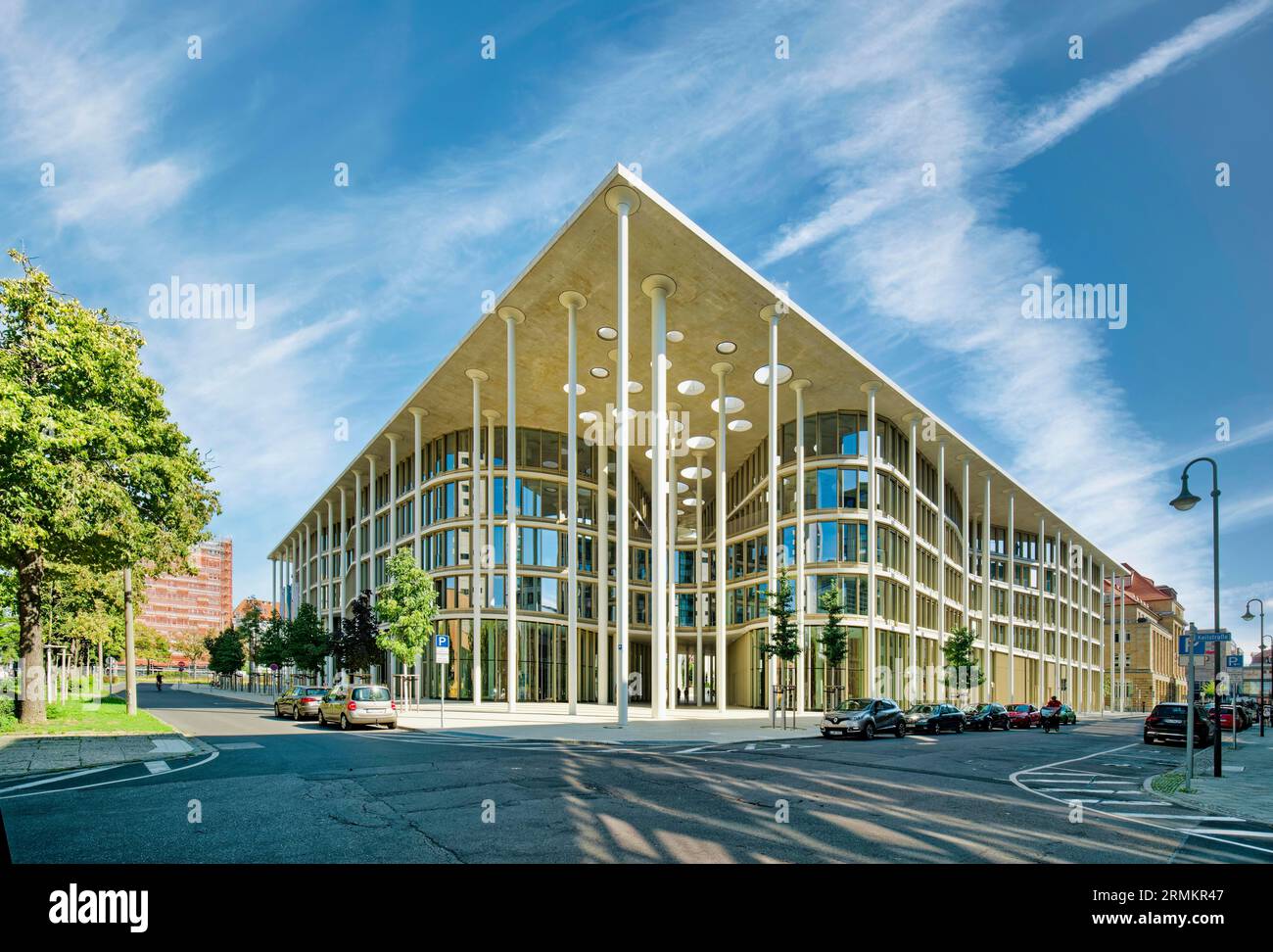 SAB Forum, new building Saechsische Aufbaubank, Leipzig, Saxony ...