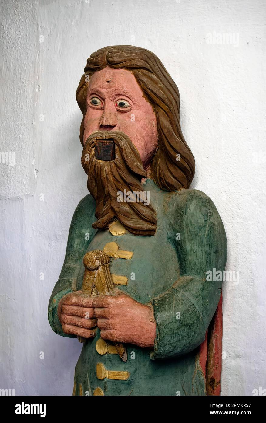 Master millwright, formerly also called mill doctor, carved mill figure ...