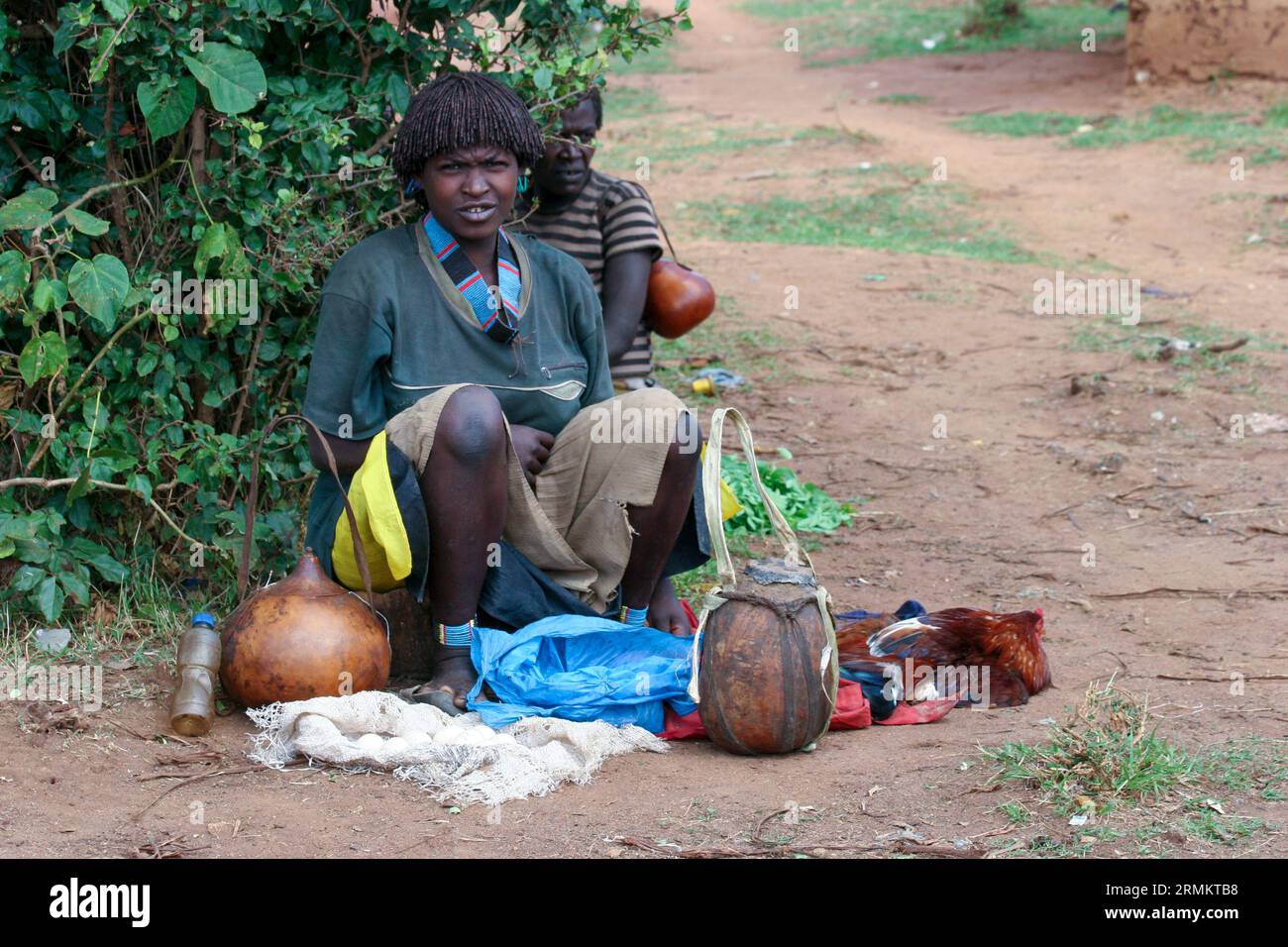 The market town of Jinka, Omo Valley, Ethiopia Stock Photo - Alamy