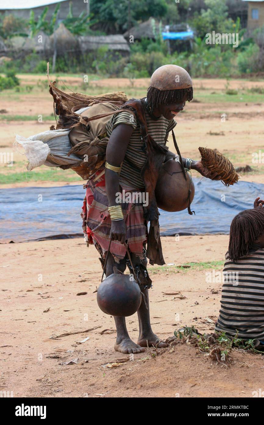 The market town of Jinka, Omo Valley, Ethiopia Stock Photo - Alamy
