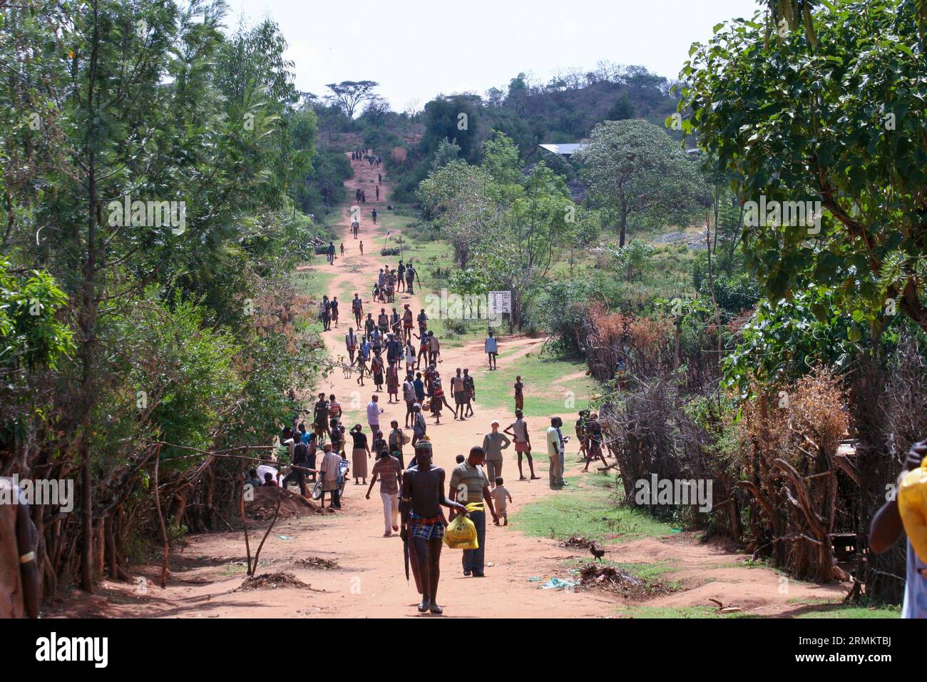 The market town of Jinka, Omo Valley, Ethiopia Stock Photo - Alamy