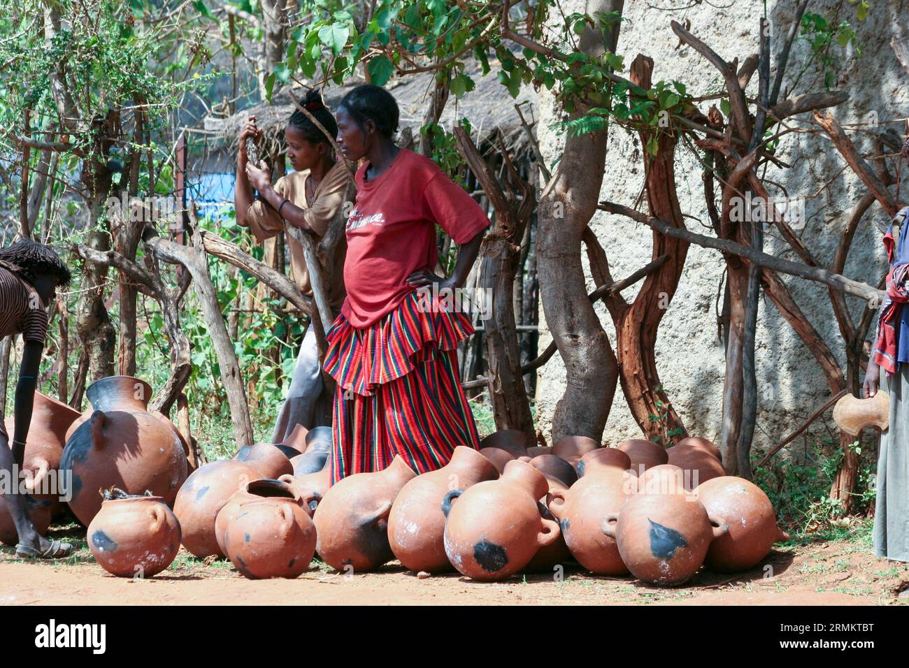 The market town of Jinka, Omo Valley, Ethiopia Stock Photo - Alamy