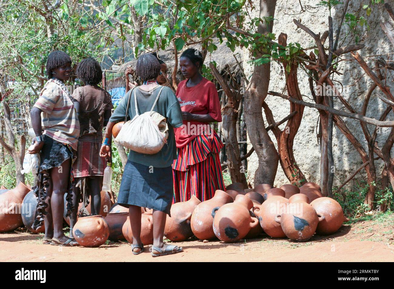 The market town of Jinka, Omo Valley, Ethiopia Stock Photo - Alamy