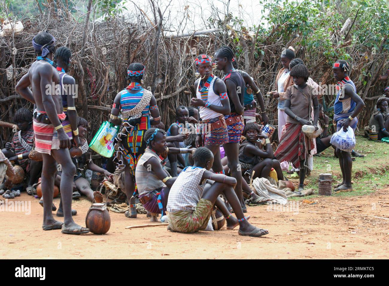 The market town of Jinka, Omo Valley, Ethiopia Stock Photo - Alamy