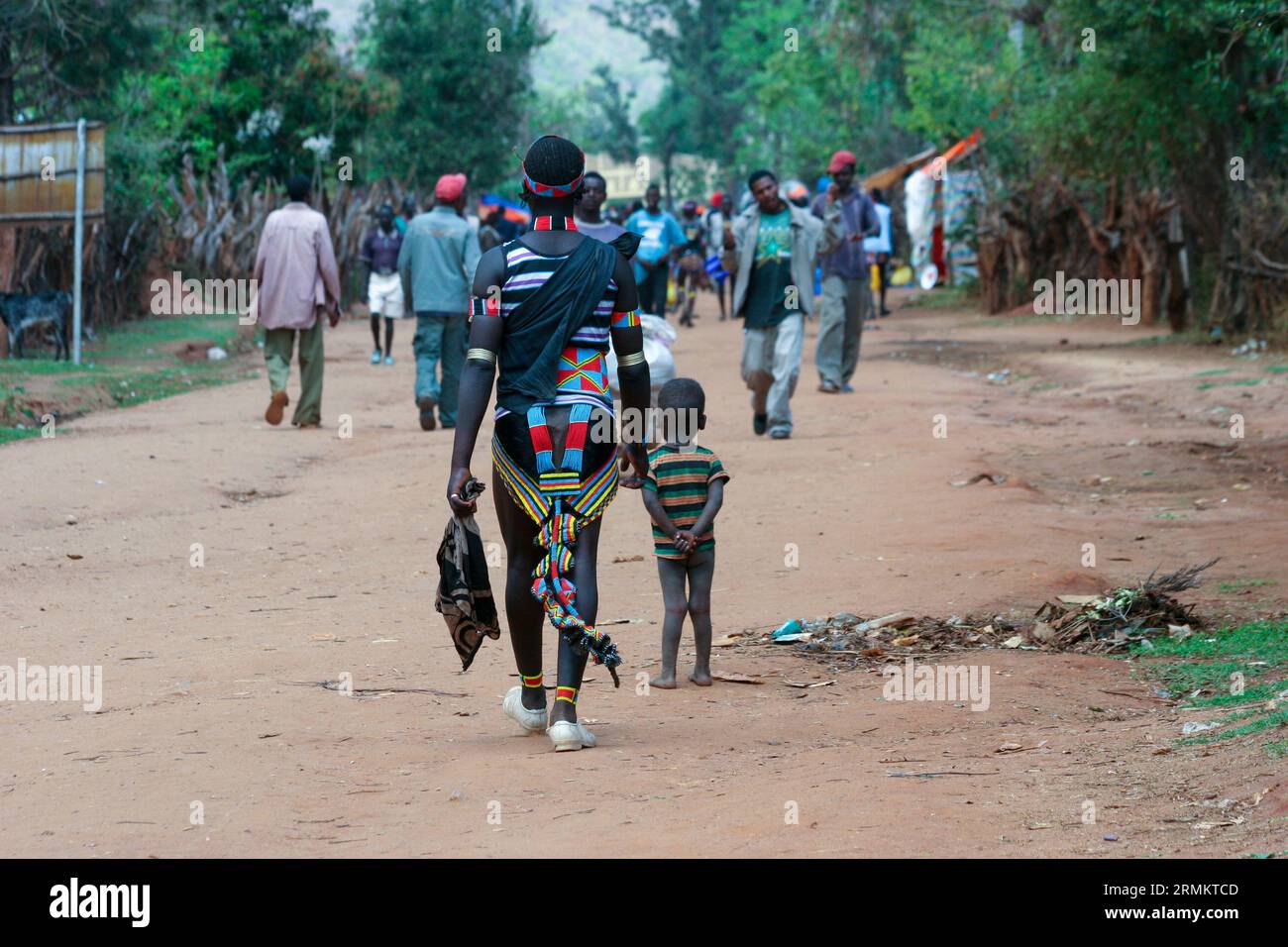 The market town of Jinka, Omo Valley, Ethiopia Stock Photo - Alamy