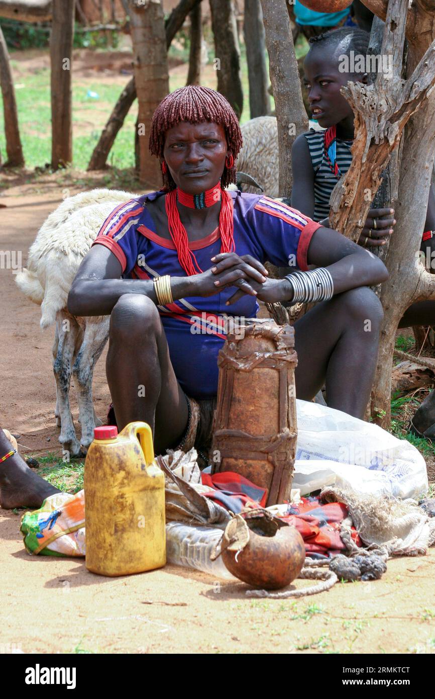 The market town of Jinka, Omo Valley, Ethiopia Stock Photo - Alamy