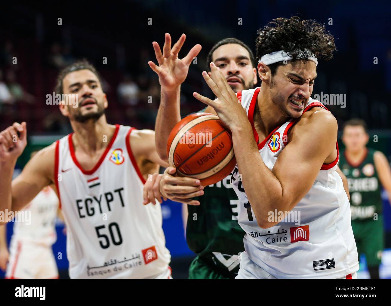 Manila, Philippines. 29th Aug, 2023. Egypt's Patrick Gardner (R ...