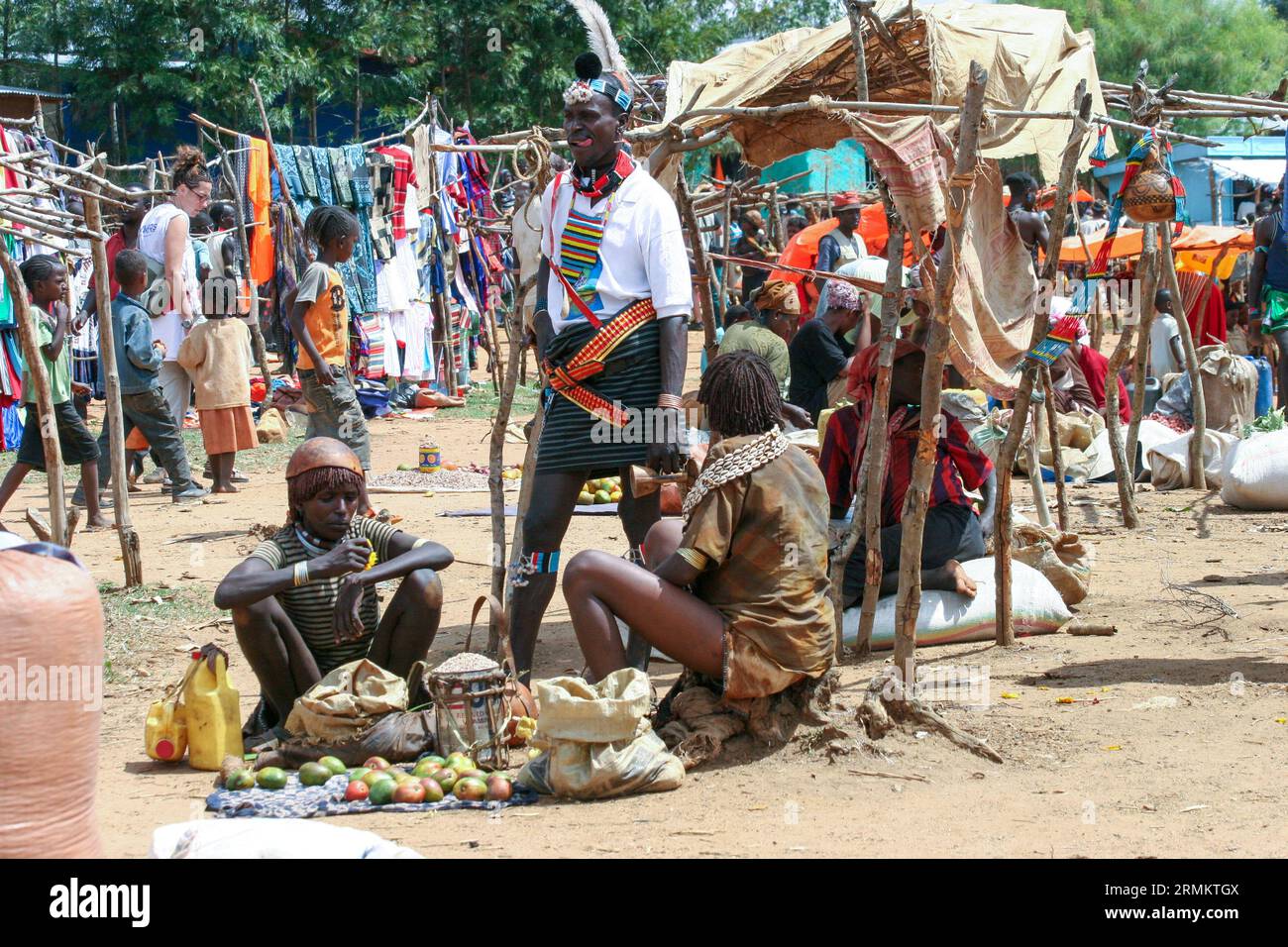 The market town of Jinka, Omo Valley, Ethiopia Stock Photo - Alamy