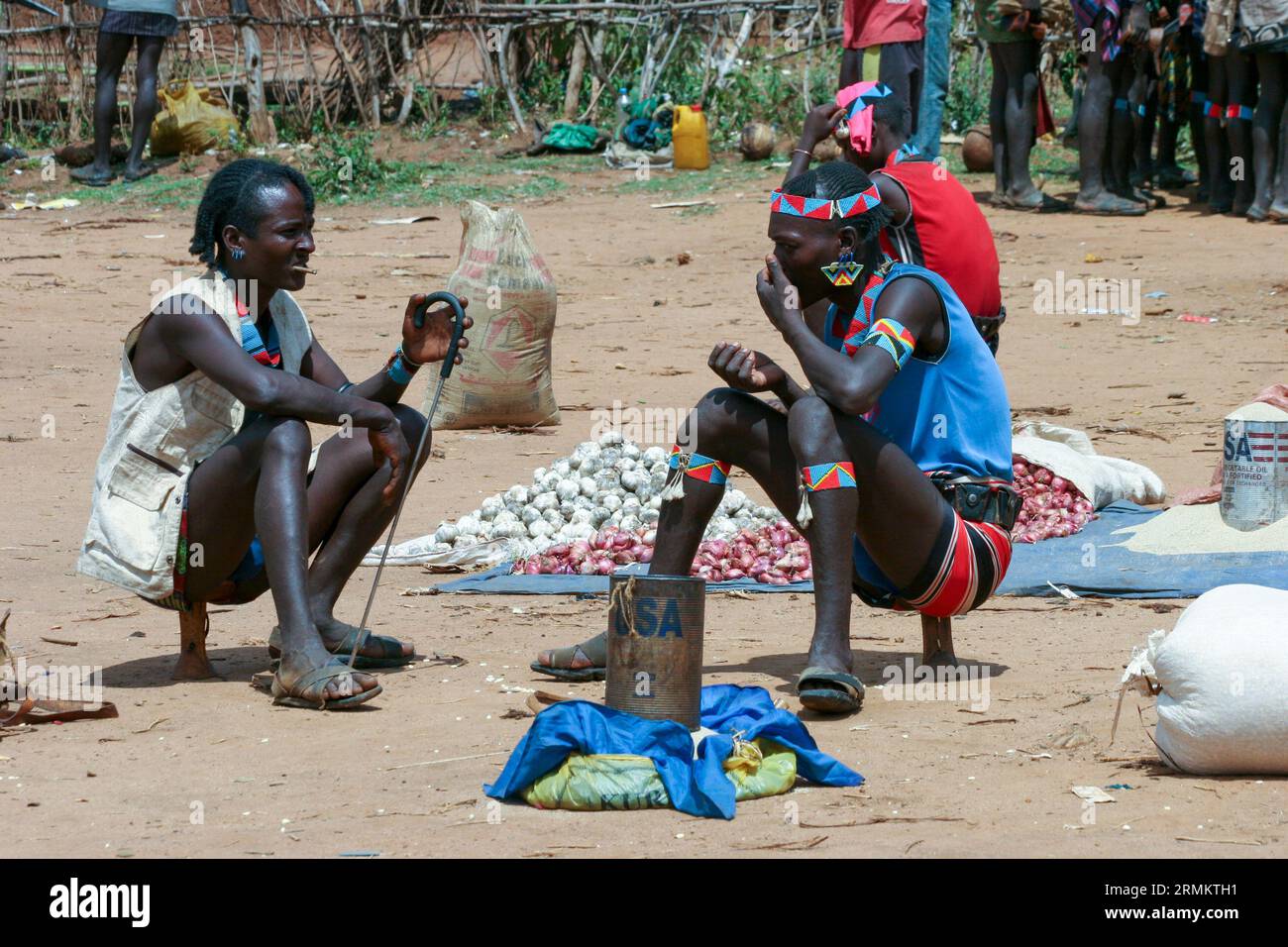 The market town of Jinka, Omo Valley, Ethiopia Stock Photo - Alamy