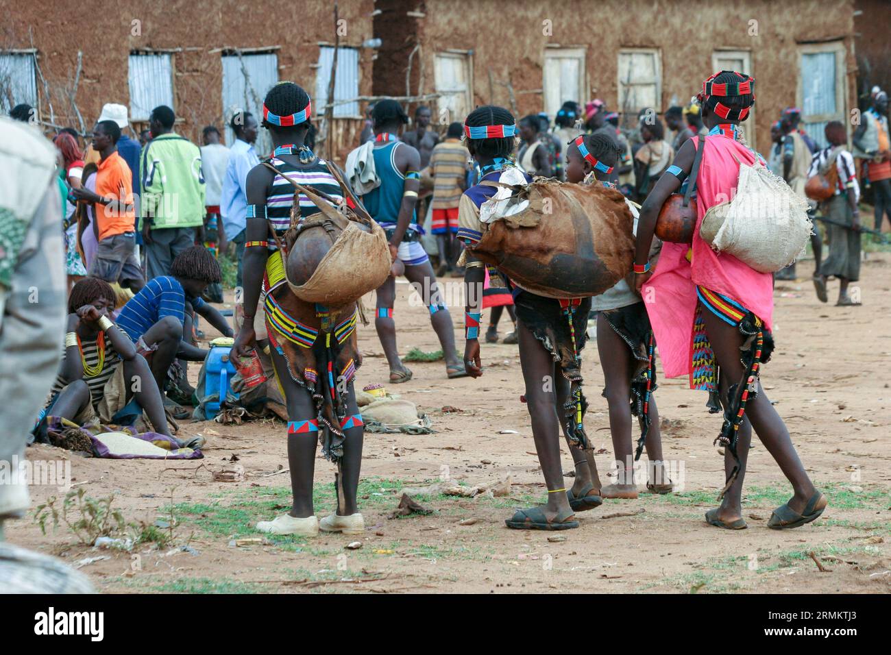The market town of Jinka, Omo Valley, Ethiopia Stock Photo - Alamy