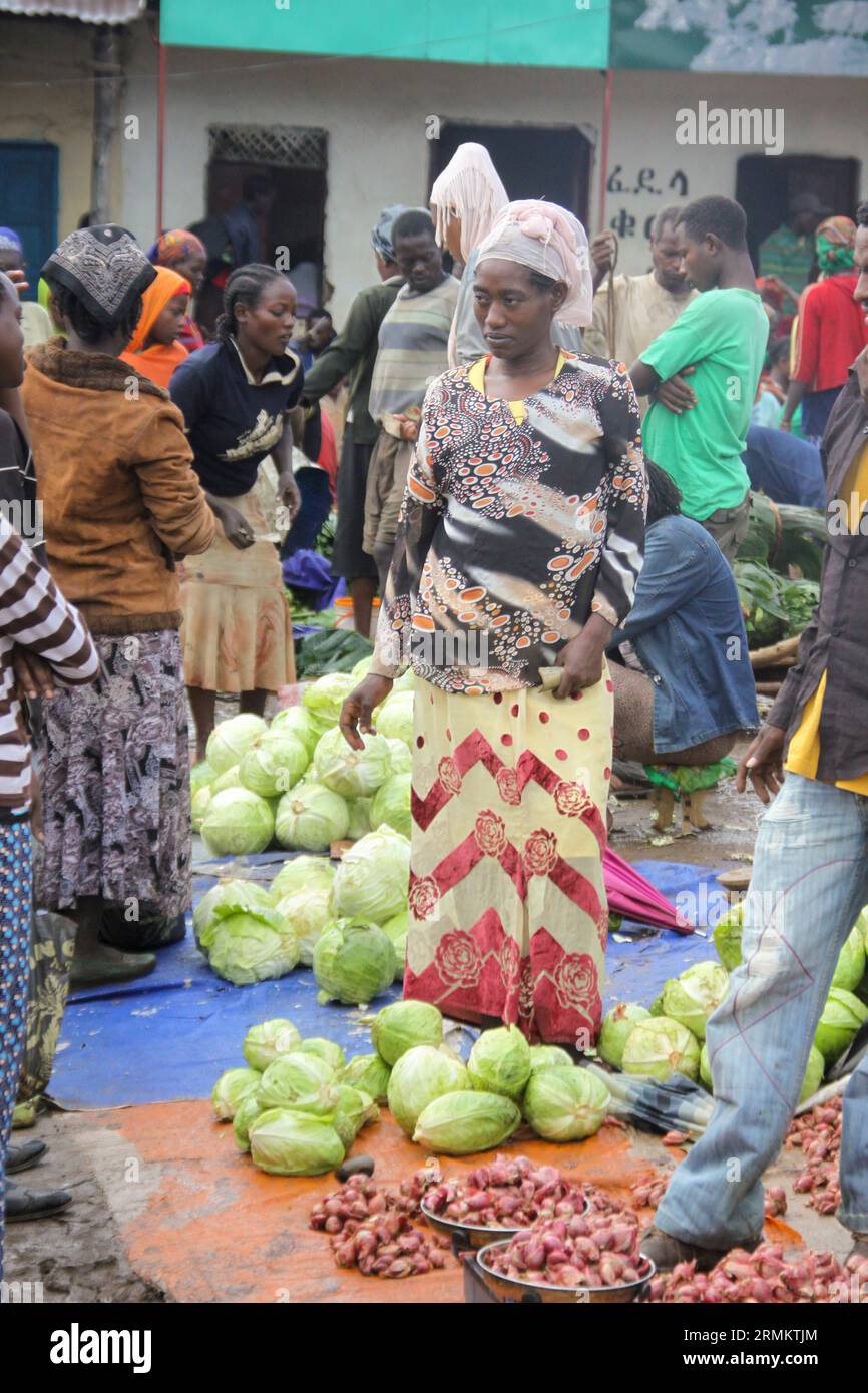 The market town of Jinka, Omo Valley, Ethiopia Stock Photo - Alamy