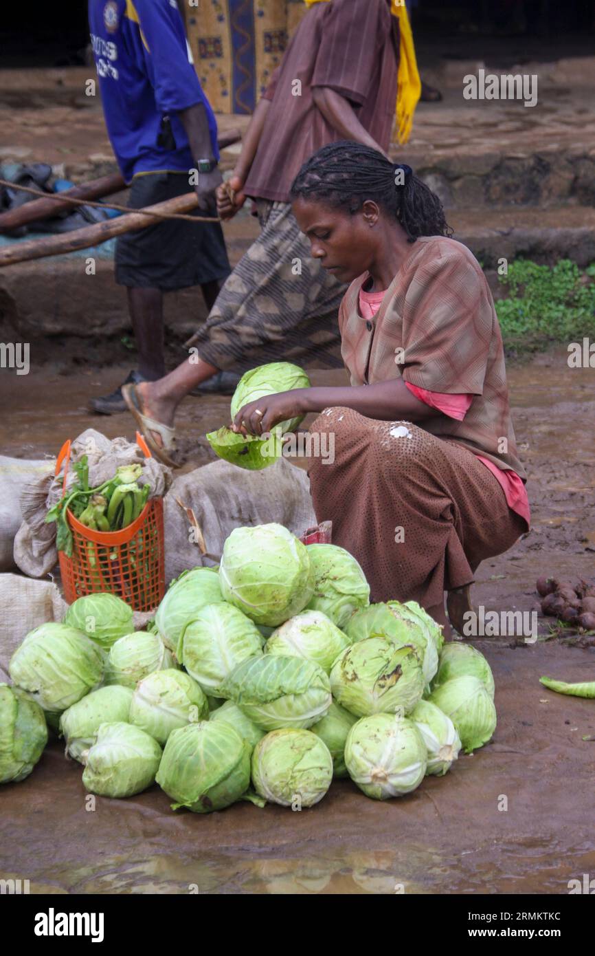 The market town of Jinka, Omo Valley, Ethiopia Stock Photo - Alamy
