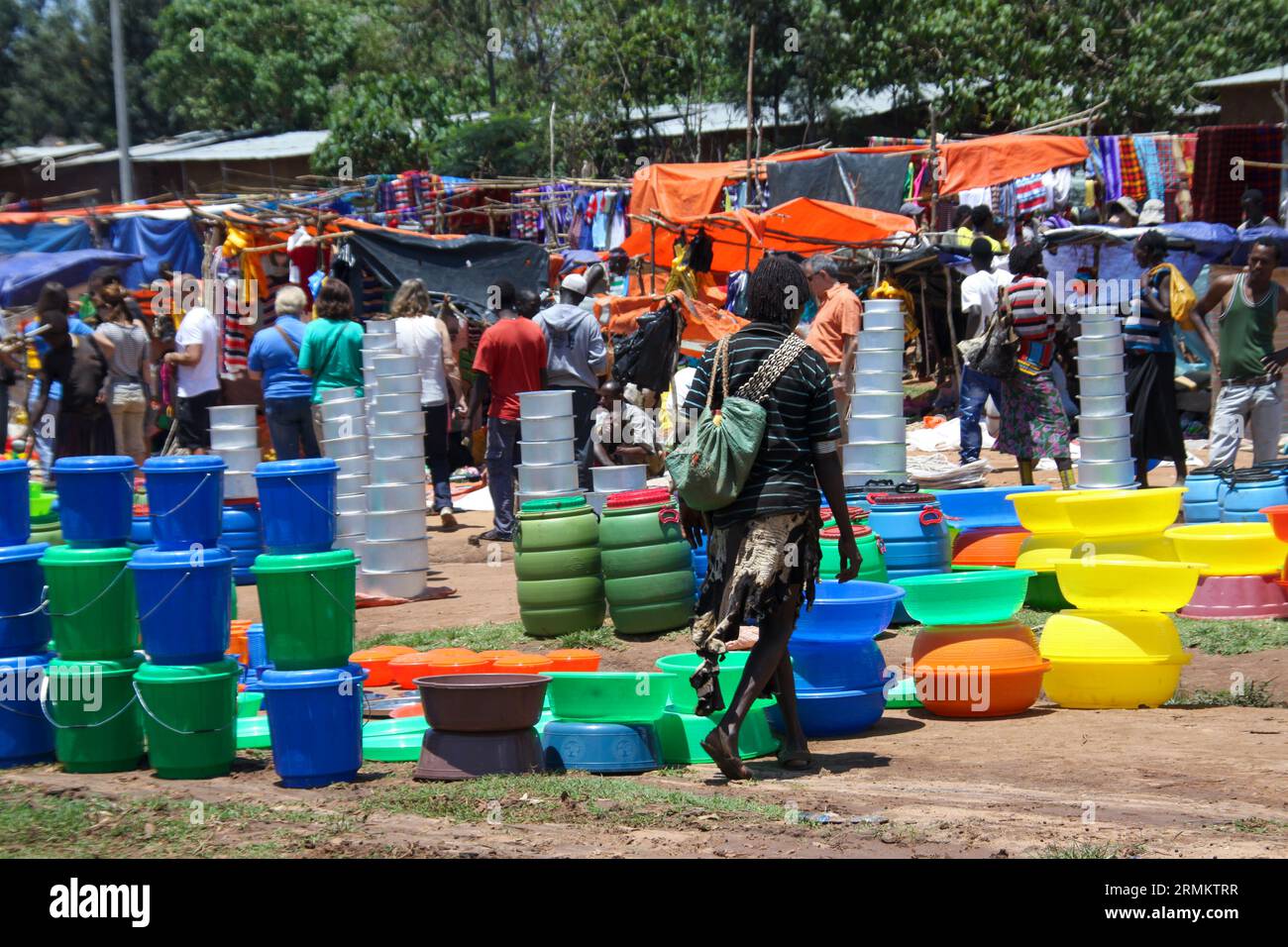 The market town of Jinka, Omo Valley, Ethiopia Stock Photo - Alamy