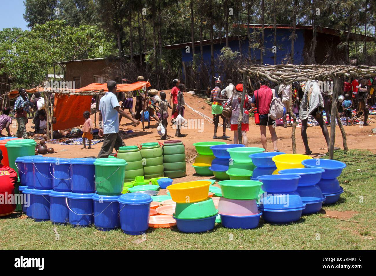 The market town of Jinka, Omo Valley, Ethiopia Stock Photo - Alamy