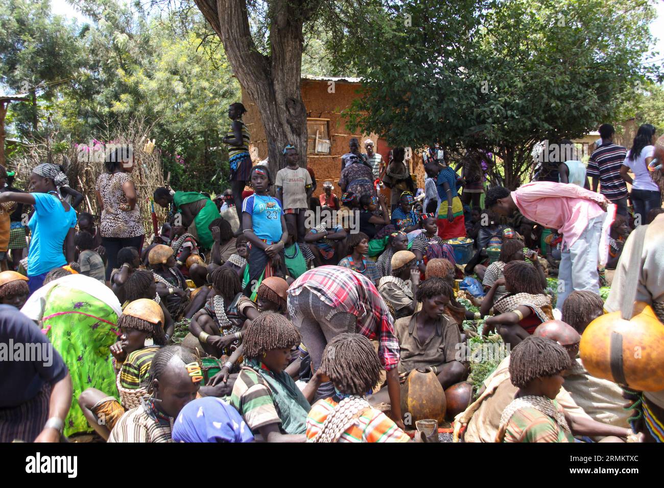 The market town of Jinka, Omo Valley, Ethiopia Stock Photo - Alamy