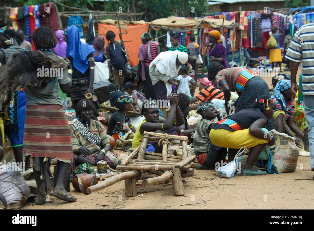 The market town of Jinka, Omo Valley, Ethiopia Stock Photo - Alamy