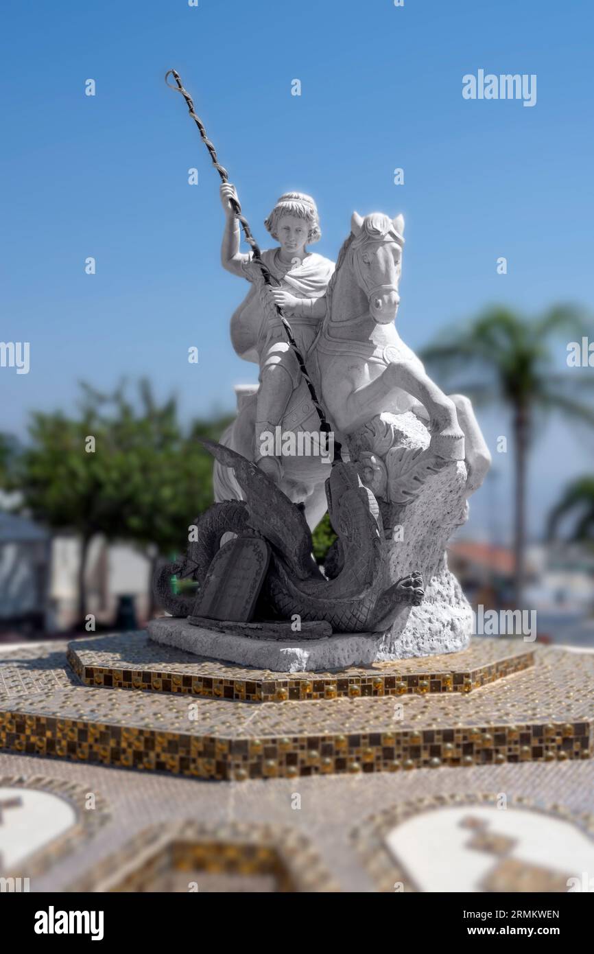 Statue of st george killing the dragon hi-res stock photography and ...