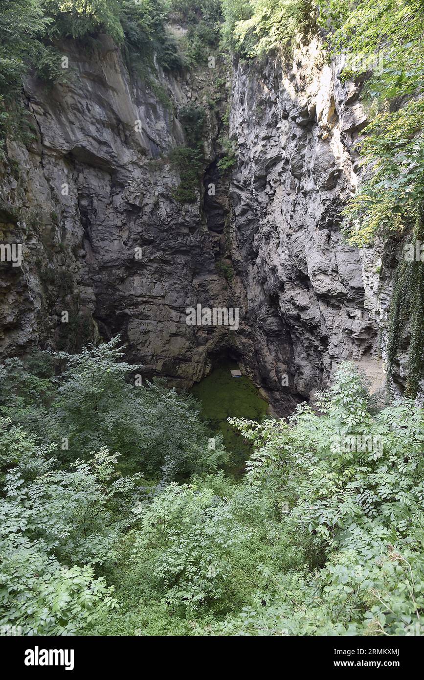 Hranice Abyss (Hranicka propast) is the deepest flooded pit cave in the ...