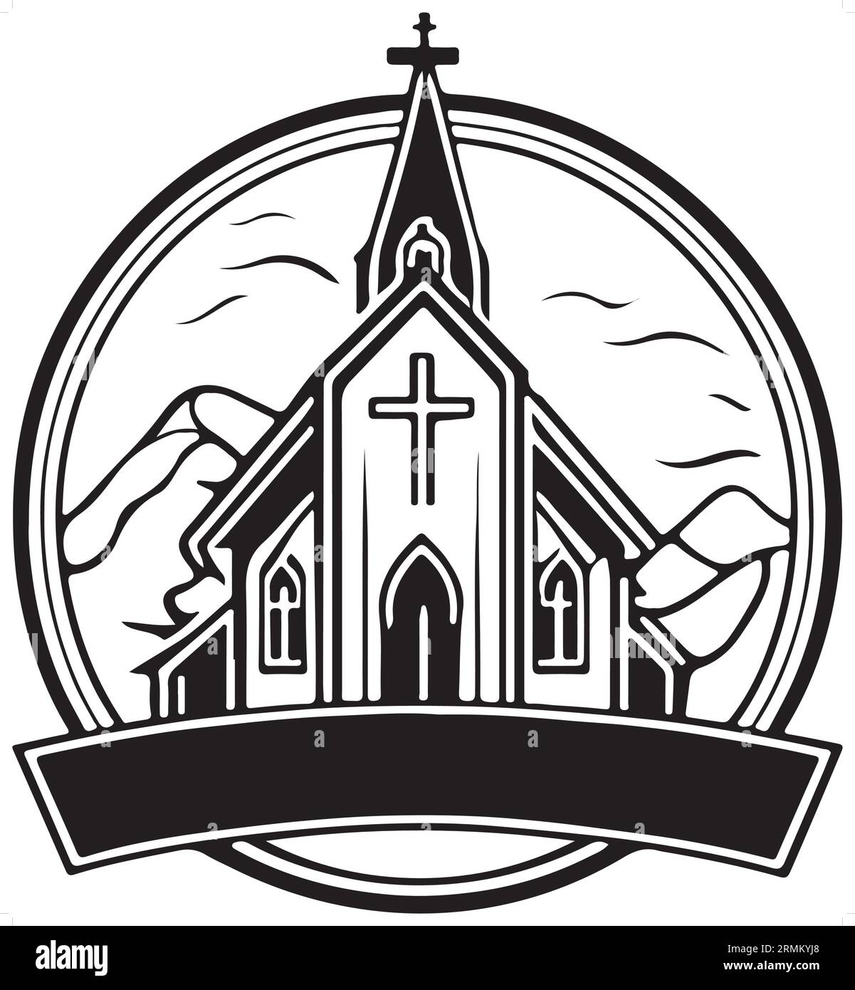 Amazing and lovely Christian Church vector art Stock Vector Image & Art ...