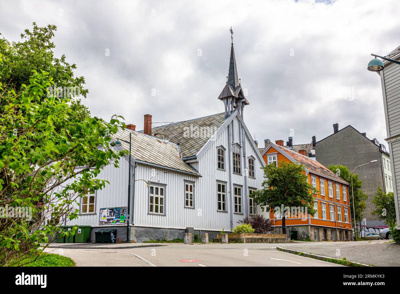 Trondheim colored houses hi-res stock photography and images - Alamy
