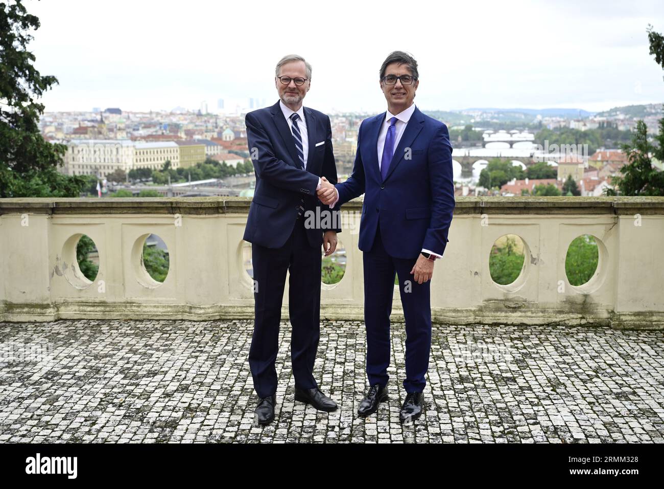 Prague, Czech Republic. 29th Aug, 2023. Czech Prime Minister Petr Fiala ...
