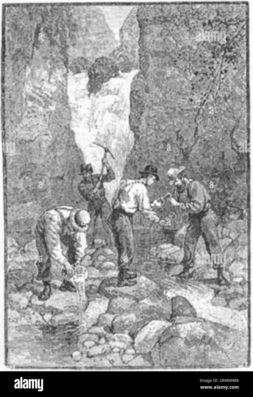 Nostalgic newspaper illustration Black and White Stock Photos & Images ...