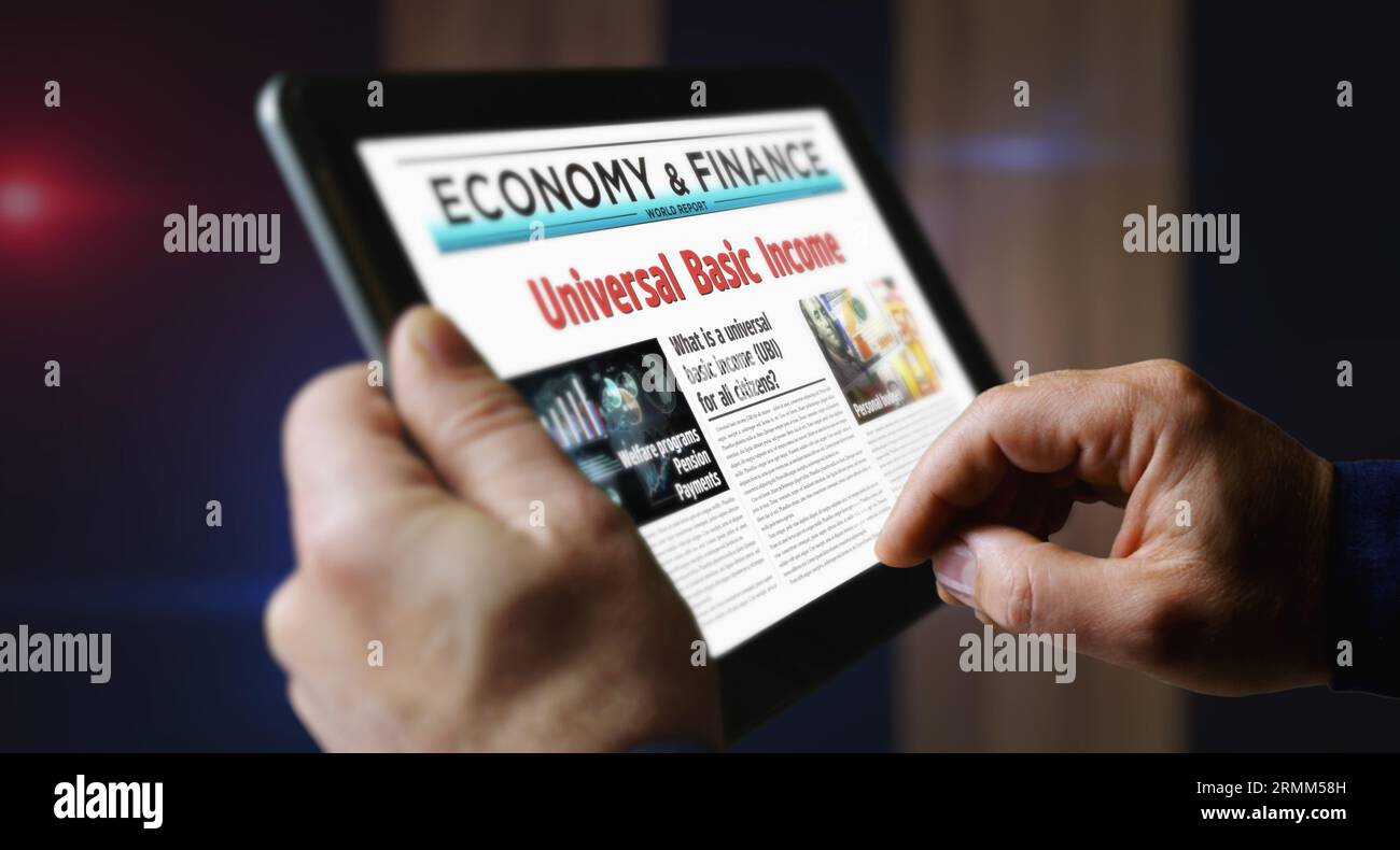 Universal basic income citizens salary payment and social ...