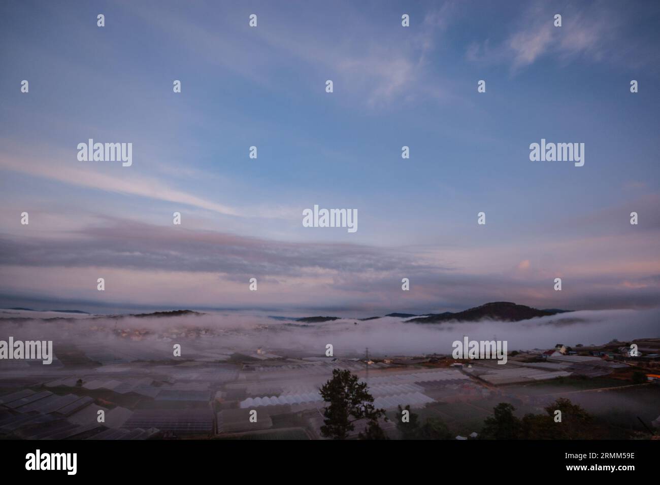 Da Lat scenery Vietnam scenery beautiful scenery Da Lat in the mist ...