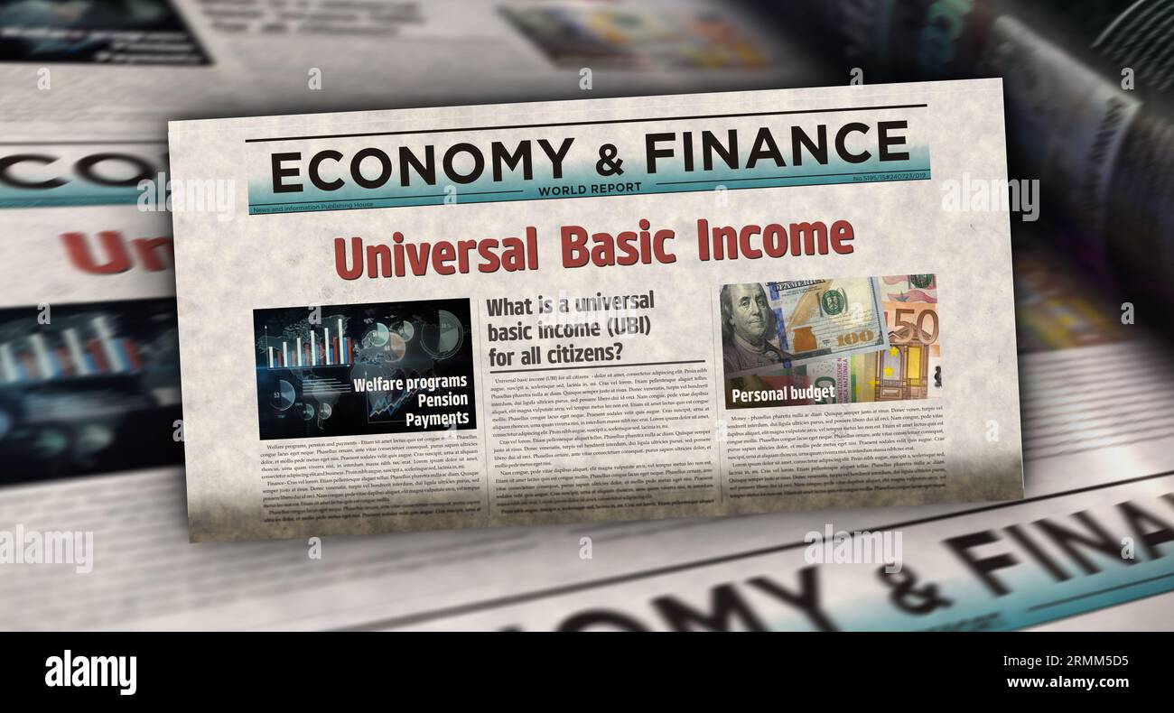 Universal basic income citizens salary payment and social ...