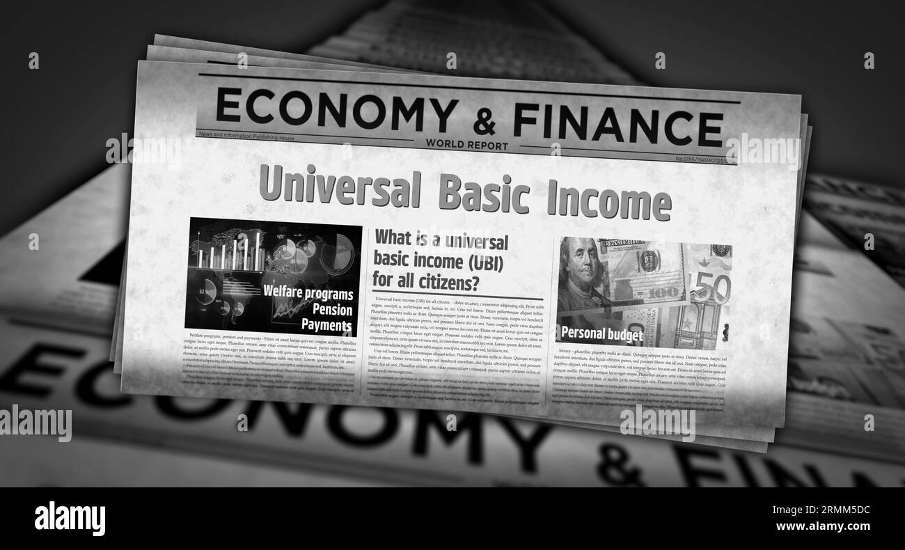 Universal basic income citizens salary payment and social ...