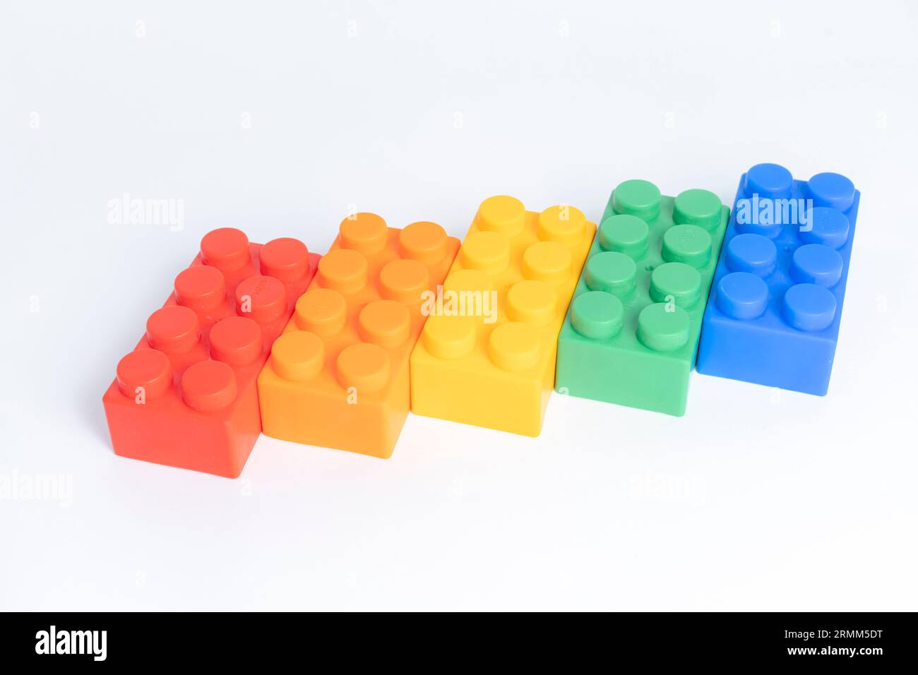 colorful block jigsaw Stock Photo - Alamy