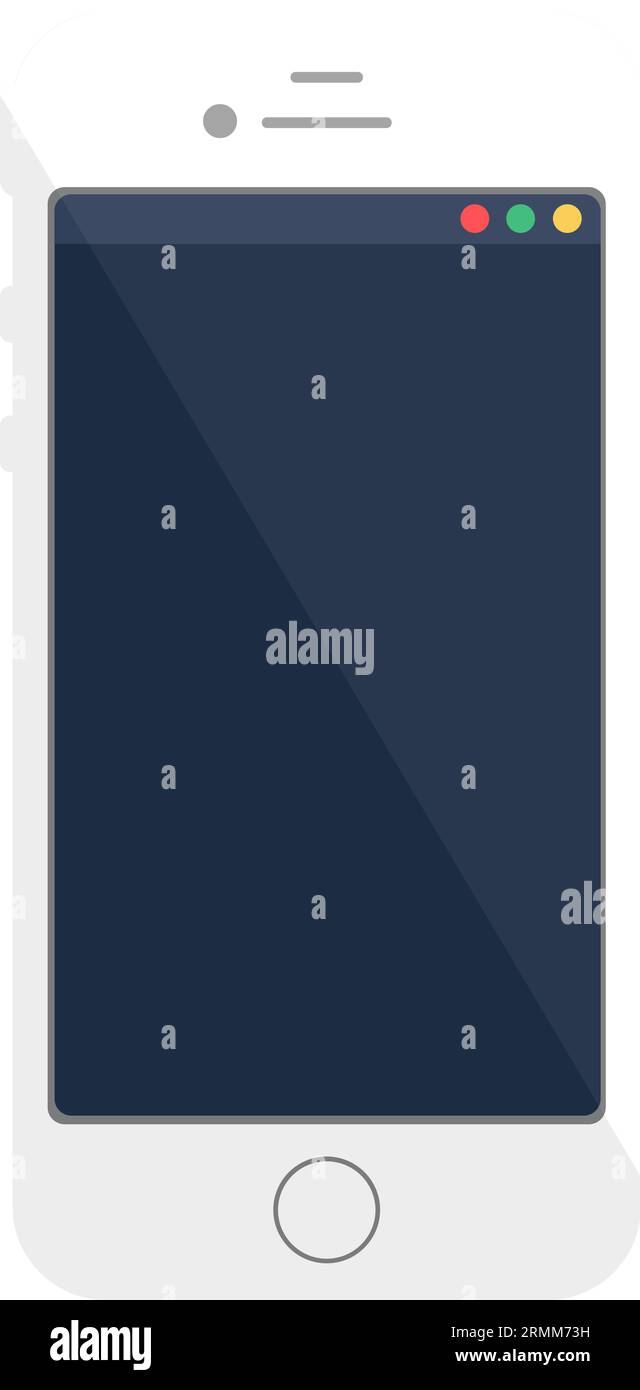 Smart phone with display off. Device for presentation template ...