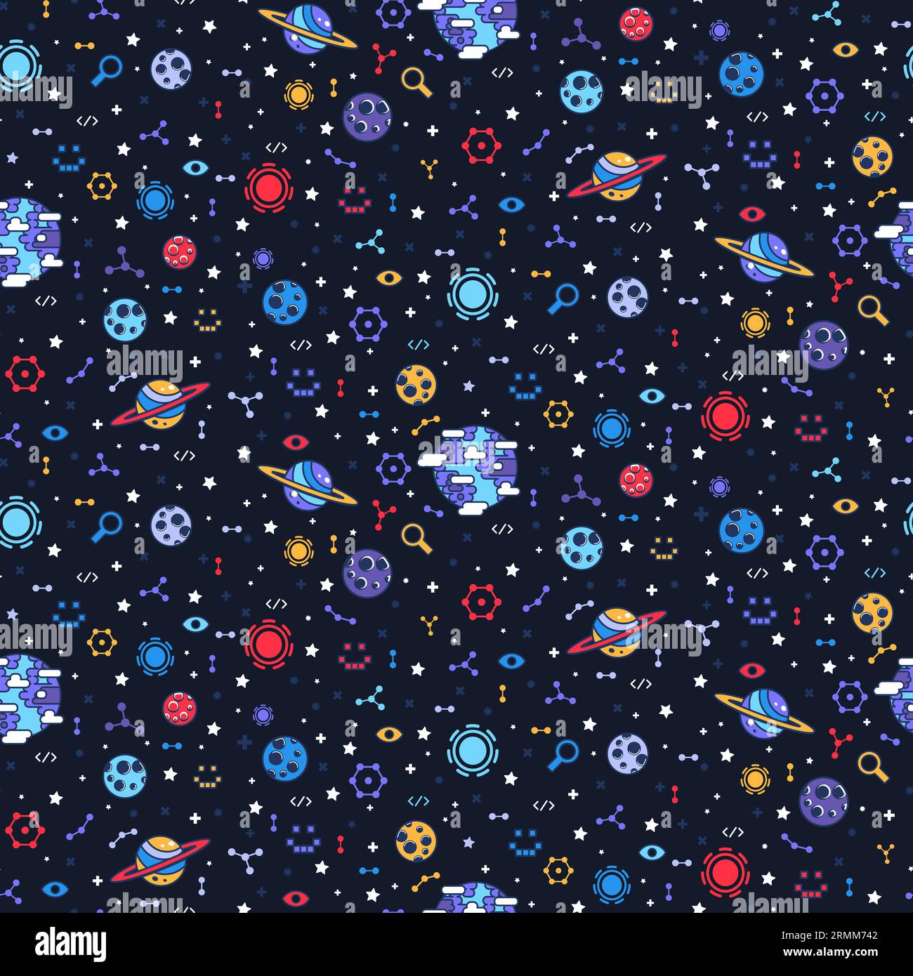 Seamless alien planet surface hi-res stock photography and images - Alamy