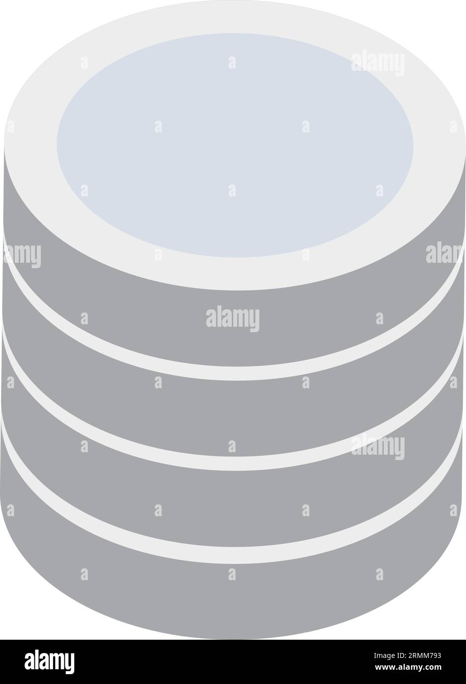 Silver coins in stacks. Tower column of silver money, investment in ...
